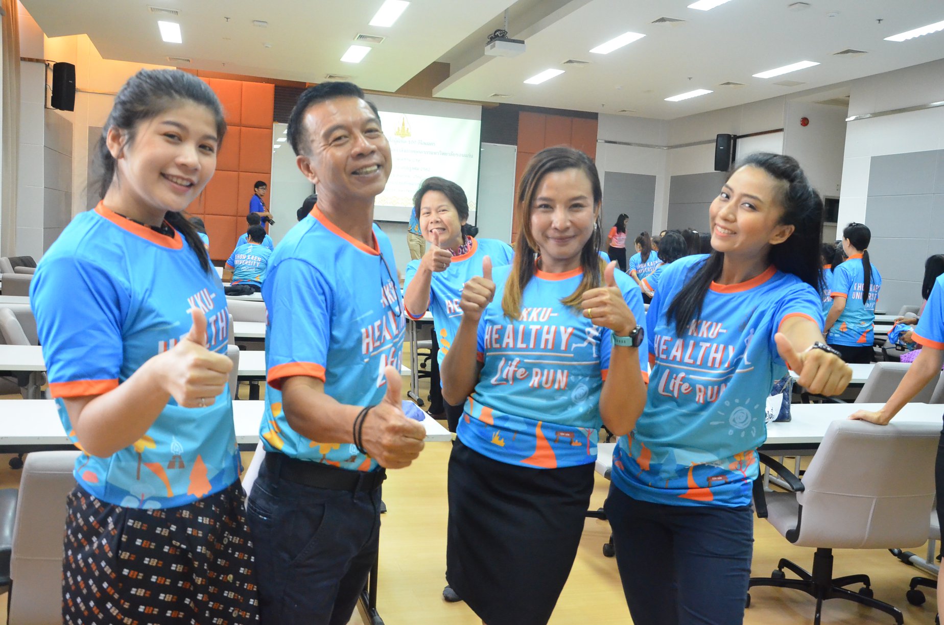 บุคลากรกองสื่อสารร่วมขับเคลื่อนนโยบายส่งเสริมสุขภาพ สมัครเข้าร่วม KKU ...